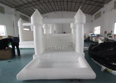 China White 10ft Inflatable Bounce House PVC Toddler Bouncy Castle 3x2.5x2.5m for sale