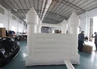 China White 10ft Inflatable Bounce House PVC Toddler Bouncy Castle 3x2.5x2.5m for sale
