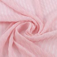 China 100 Polyester Lightweight Wave-Pressed Pleated Chiffon Fabric woven for sale