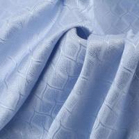 China excellent drape breathable feather Jacquard Viscose Rayon Satin Fabric for sale