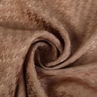 China Soft Smooth Houndstooth Jacquard Fabric Viscose Rayon Fabric for sale