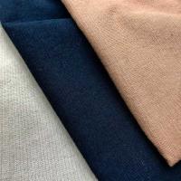 China Woven Breathable Yarn-Dyed Solid Color Pure Cotton Fabric Durable for sale