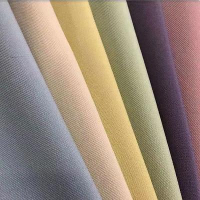 China Breathable Twill Dyed Woven Suiting TR Fabric Rayon / Polyester for sale