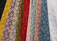 China Embossing Pattern 145cm Upholstery Jacquard Fabric Embroidered Anti Mildew for sale