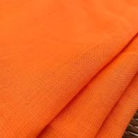 China Breathable 21*21 Plain Organic Ramie Linen Fabric Enzyme Washed for sale