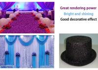 China 80gsm Paillette Metal Polyester Knitted Fabric Wedding Christmas Stage Decoration for sale
