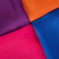 China Soft Tulle Solid Color 6mm Silk Chiffon Fabrics 140cm Lining Dress  Material for sale