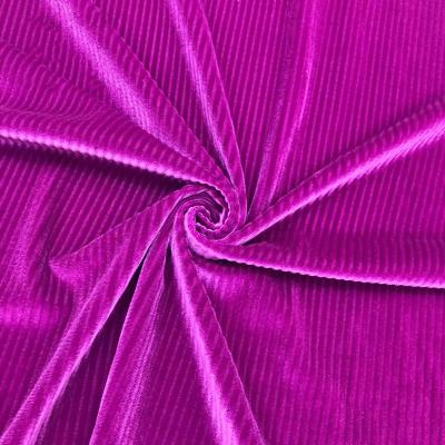 China 230-300gsm Striped Corduroy Velvet Fabric Velvet Upholstery Material for sale