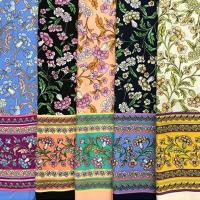 China 100-200gsm Floral Print Fabric For Dresses , Viscose Rayon Cloth Material for sale