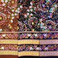 China 100-200gsm Floral Print Fabric For Dresses , Viscose Rayon Cloth Material for sale