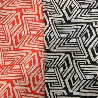 China Middle Eastern Tie Dyeing Printed Polyester Chiffon Fabric 80-150gsm for sale