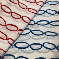 China 90-150gsm Geometric Spandex Polyester Digital Printed Woven Fabrics For Clothing for sale