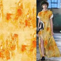 China Soft Hand Feel Viscose Cupro Fabric 150cm Dress Printed Fabric for sale