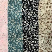 China 150cm Polyester Chiffon Floral Shirt Printed Woven Fabrics Abrasion Resistant for sale
