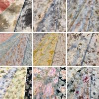 China 50gsm-100gsm Tie Dye Printed Fabric Polyester Spandex Chiffon Fabric for sale
