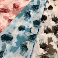 China 50gsm-100gsm Tie Dye Printed Fabric Polyester Spandex Chiffon Fabric for sale