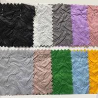 China 420d Woven Crinkle Double Gauze Polyester Jacquard Fabric Shrink Resistant for sale