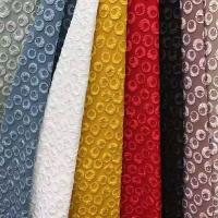 China 190-200gsm Stretch Embossed Jacquard Fabric Polyester Upholstery Material for sale