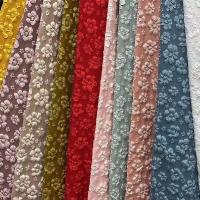 China 190-200gsm Stretch Embossed Jacquard Fabric Polyester Upholstery Material for sale