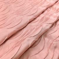 China 100-250gsm Polyester Textile Crepe Woven Fabric Crinkle Satin Wrinkled Creasing for sale