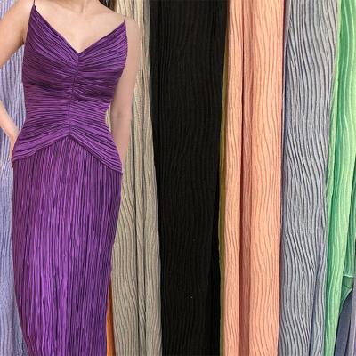 China Pure Color Double Gauze Moss Crepe Fabric 60
