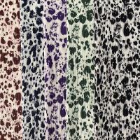China Floral Dots Geometric Print Crepe Woven Fabric Tie Dye 250gsm For Garment for sale