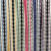 China Floral Stripes Dyed Print Moss Poly Crepe Woven Fabric 60 Inch for sale