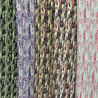 China Floral Stripes Dyed Print Moss Poly Crepe Woven Fabric 60 Inch for sale