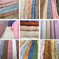 China Fashion Polyester Chiffon Crepe Woven Fabric 80-120gsm Crepe Lining Material for sale