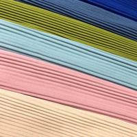 China Miyake Satin Striped Crepe Woven Fabric 55 Inch for sale