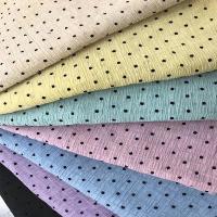 China Sustainable 145cm Polyester Crepe De Chine Fabric / Polka Dot Crepe Fabric for sale