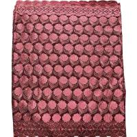 China Switzerland Embroidered African Lace Print Cotton Fabric 125-145cm for sale