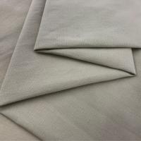China 260gsm Stone Vintage Solid Twill Cotton Fabric 97 Cotton 3 Spandex Fabric For Coat for sale
