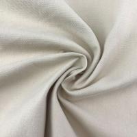 China 260gsm Stone Vintage Solid Twill Cotton Fabric 97 Cotton 3 Spandex Fabric For Coat for sale
