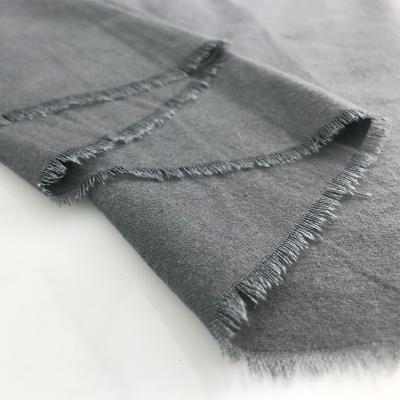 China grey 160g 100 Cotton Poplin Woven Fabric 56 inch Brushed Shirt Material for sale