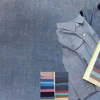 China Sustainable 128gsm Cotton Rayon Fabric Oxford Woven Cloth For Clothing for sale