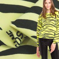 China Sweater Spandex Cotton Rayon Polyester Jersey Fabric 300gsm Comfortable for sale