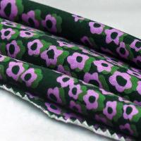 China 170gsm Organic Cotton Stretch Knitted Fabric Floral Dot Printed For Garments for sale