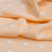 China Custom 150cm 185gsm Polka Dot Knit Fabric 6% Spandex 47% Cotton 47% Modal for sale