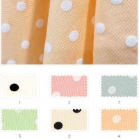 China Custom 150cm 185gsm Polka Dot Knit Fabric 6% Spandex 47% Cotton 47% Modal for sale