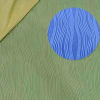 China Strip Plain Dyed 165cm 250gsm Stretch Knitted Fabric Crinkle polyester jersey material for sale