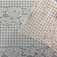 China Customized 150cm Nylon Cotton Guipure Lace Fabric 3d Lace Fabric By The Yard for sale