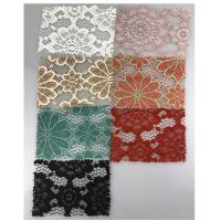 China Skin friendly 150cm Red Bridal Lace Fabric Lace Netting Fabric for sale