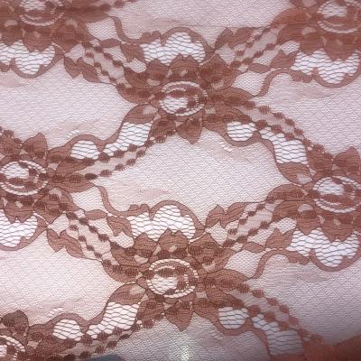 China Romanticism Wedding Dress Embroidered Mesh Lace Fabric OEM Available for sale