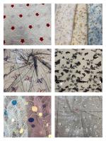 China 100% Polyester Chiffon Floral Embroidered Mesh Lace Fabric 130cm  Sustainable for sale