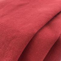 China Red 15*15 45% Linen 55% Cotton Linen Dress Fabric 190gsm Comfortable for sale