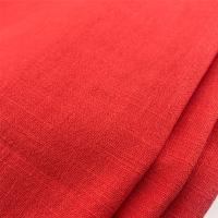 China 270gsm Slub Plain 8 X 8 Ramie Linen Fabric Stonewashed For Garment for sale