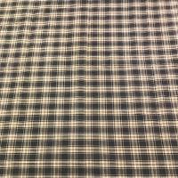China 110-160gsm Plaid Yarn Dyed Linen Fabric for sale