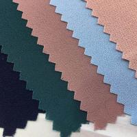 China Stretch 60 inch Plain Crepe Fabric Polyester Textile Material 130gsm for sale