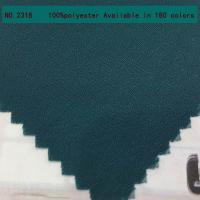 China Stretch 60 inch Plain Crepe Fabric Polyester Textile Material 130gsm for sale